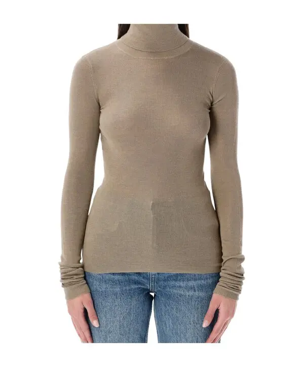 THE FRANKIE SHOP Ribbed Turtleneck Sweater