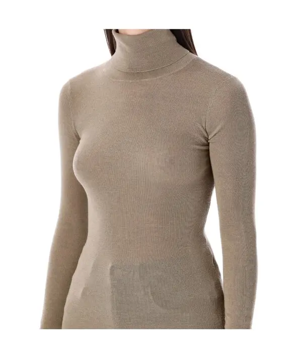 THE FRANKIE SHOP Ribbed Turtleneck Sweater