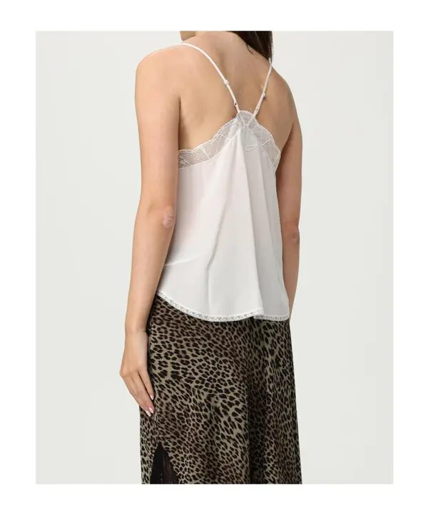 Zadig&Voltaire Lace Trim Sleeveless Top