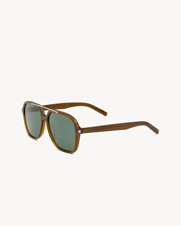 Saint Laurent Aviator Sunglasses - Gray