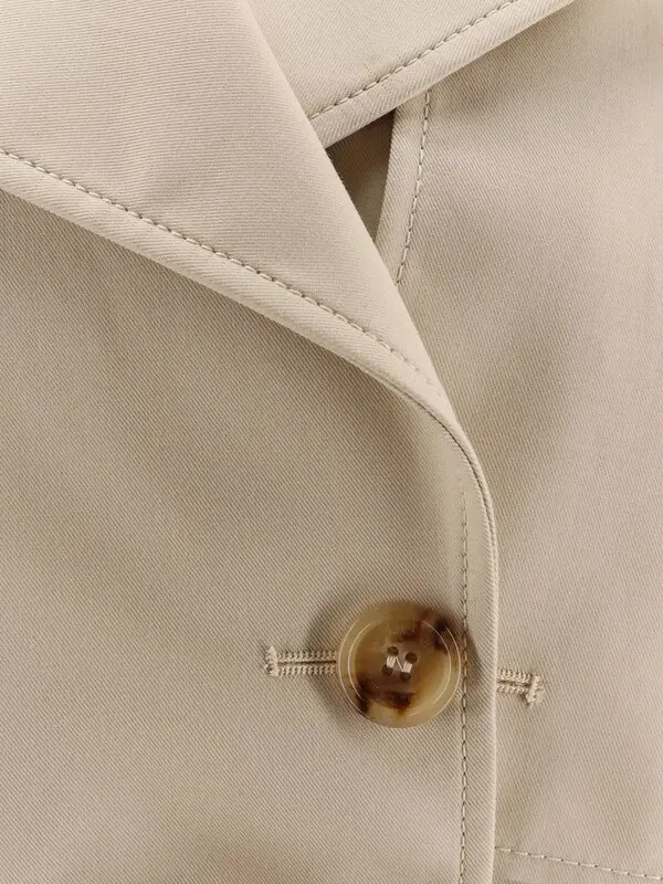 Max Mara Water-repellent Gabardine Cape