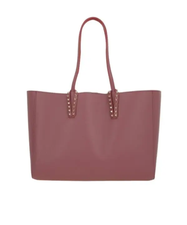 CHRISTIAN LOUBOUTIN Small Tote Bag With Stud Detailing - Brown