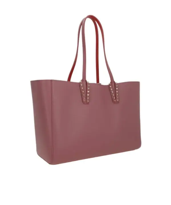 CHRISTIAN LOUBOUTIN Small Tote Bag With Stud Detailing - Brown