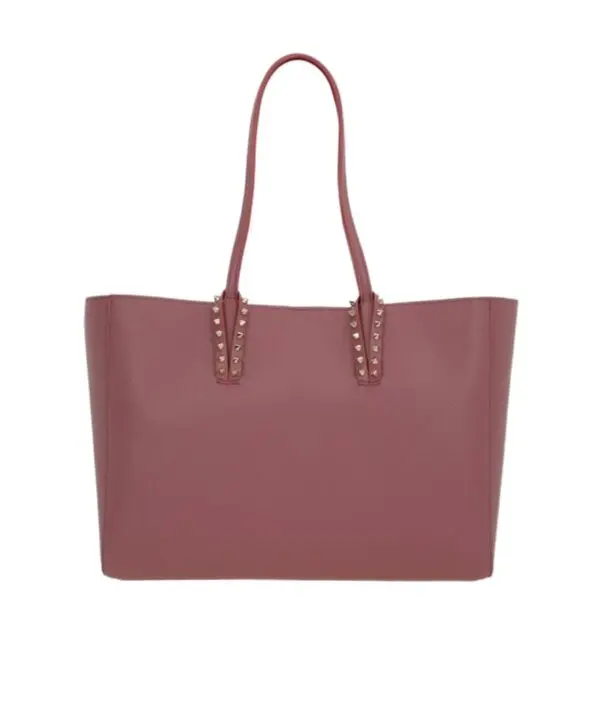 CHRISTIAN LOUBOUTIN Small Tote Bag With Stud Detailing - Brown