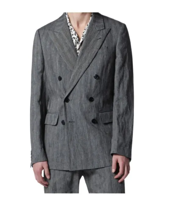 Dries Van Noten Double-breasted Jacket - Gray