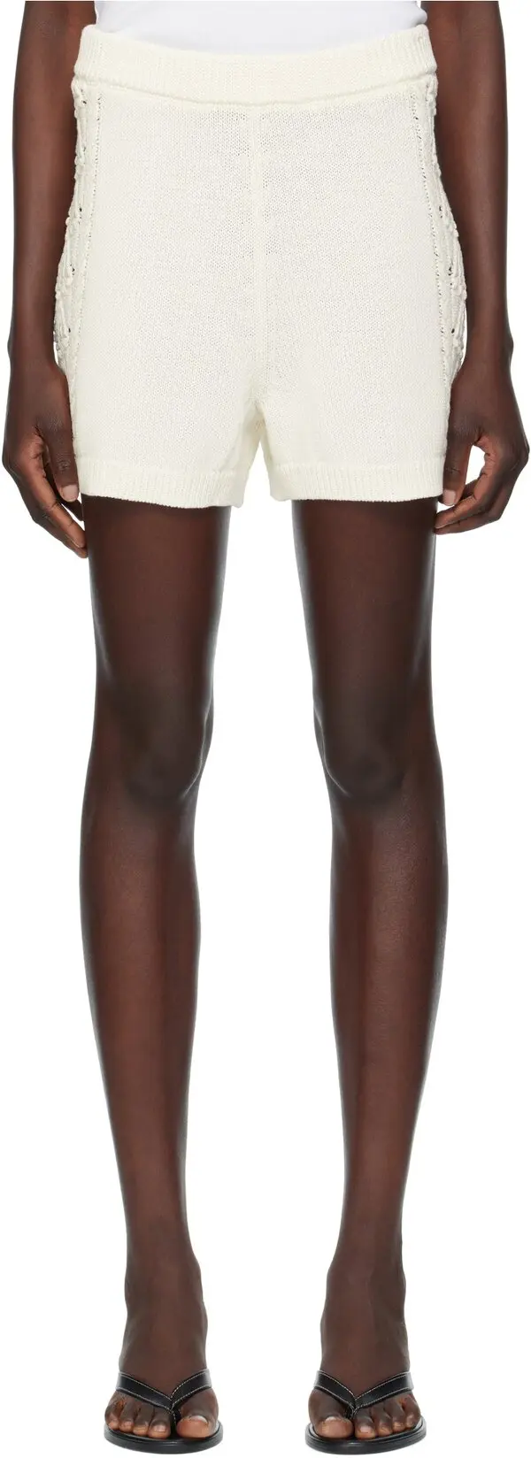 Loulou De Saison Ribbed Knit Shorts