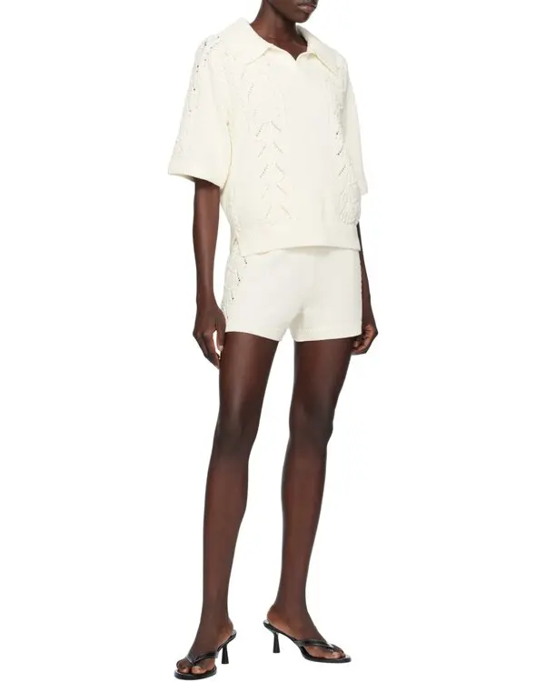 Loulou De Saison Ribbed Knit Shorts