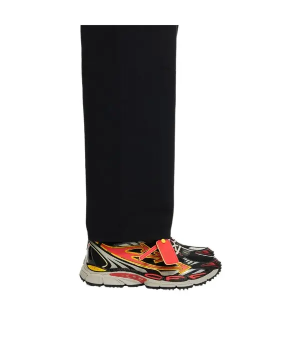 Off-White Be Right Back" Lace-up Sneakers - Black