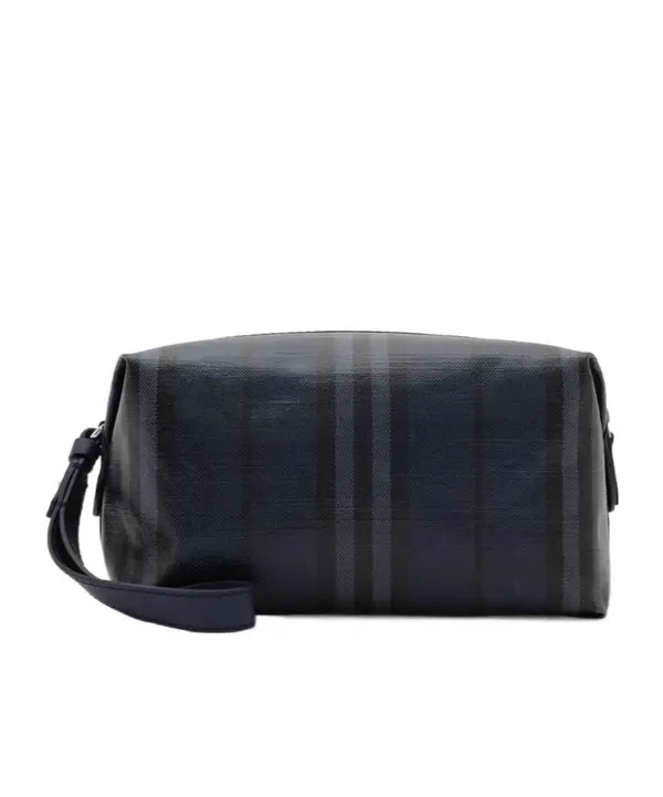 Burberry Highlands Wash Bag - Navy