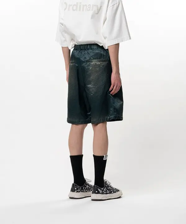 Mihara Yasuhiro Sun Faded Satin Shorts