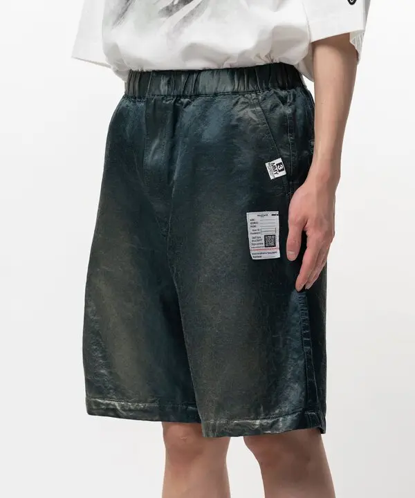 Mihara Yasuhiro Sun Faded Satin Shorts