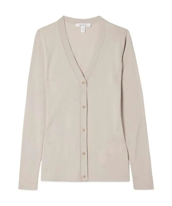 Max Mara Long Sleeve V-neck Cardigan
