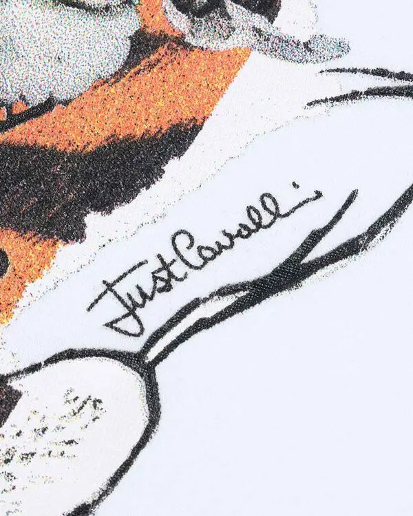 Just Cavalli Round Collar Logo T-shirt