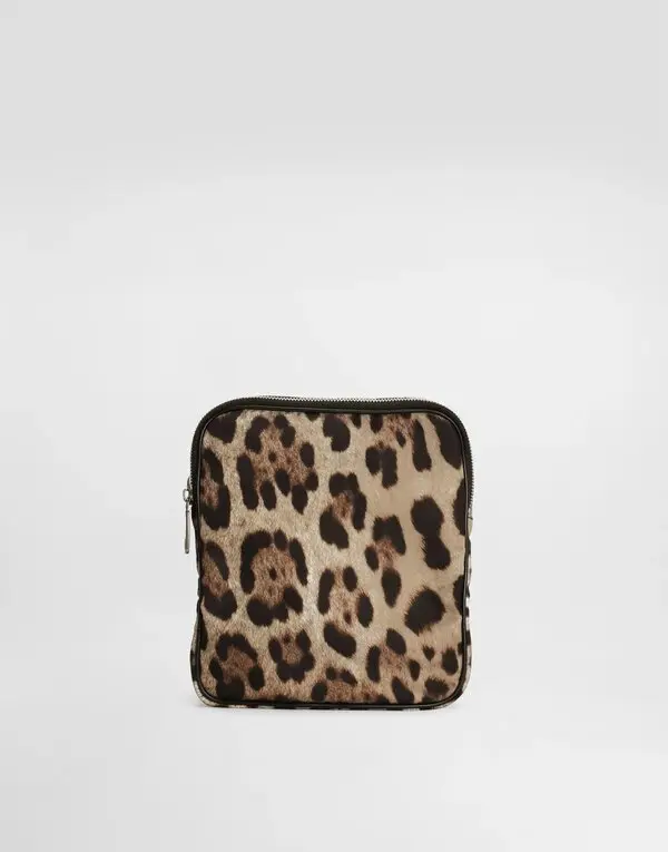 Dolce & Gabbana Leopard-print Convertible Bag - Black