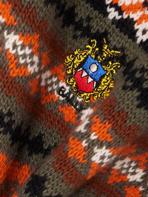 Bally Wool Jacquard Knit Polo Shirt - Multicolor