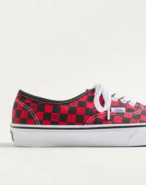 Valentino Garavani X Vans Vlogo Checkerboard Lace-up Sneakers - Multicolor
