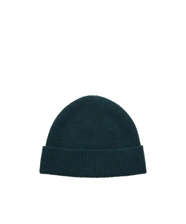 Zegna Oasi Cashmere Beanie Hat - Dark Green