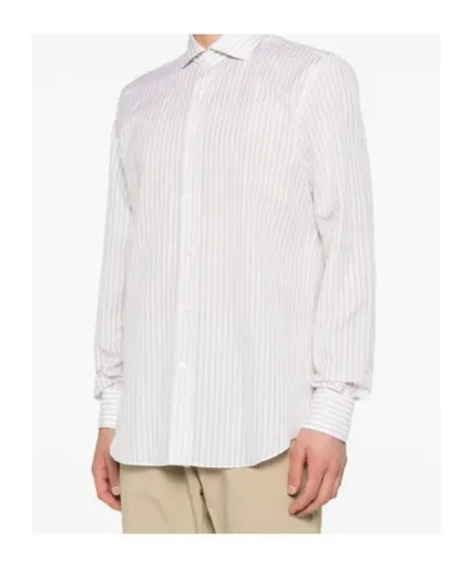 MAZZARELLI Striped Shirt - White
