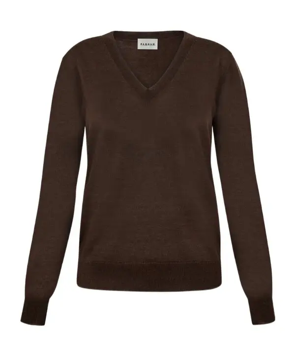 P.a.r.o.s.h V-neck Long Sleeve Sweater