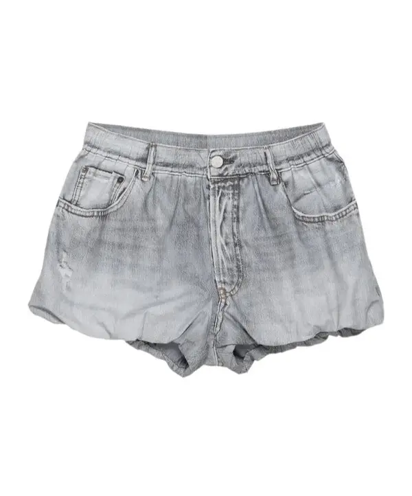 Acne Studios Printed Denim Shorts