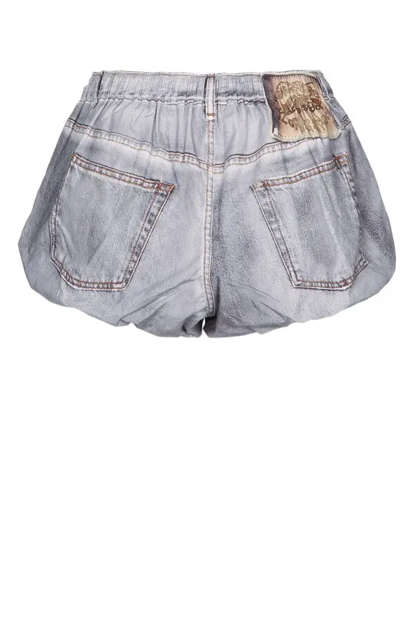 Acne Studios Printed Denim Shorts