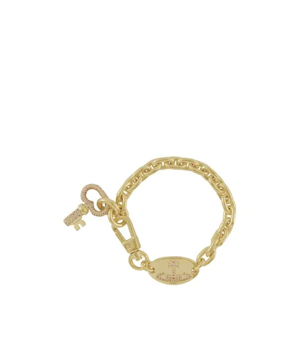 VIVIENNE WESTWOOD Ovidia Bracelet - Gold/brown