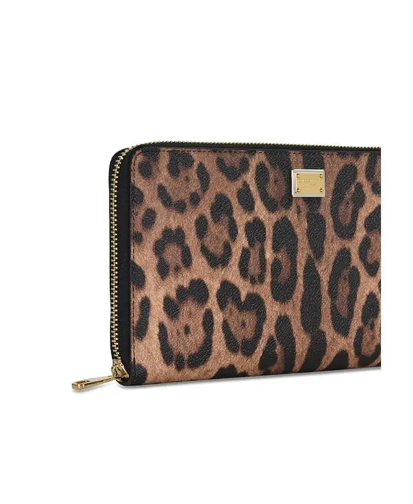 Dolce & Gabbana Leopard Print Long Purse