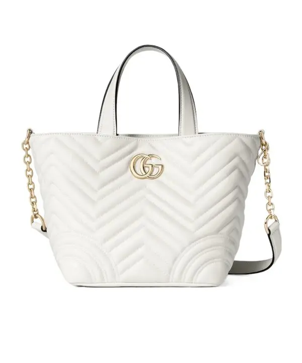 Gucci Betty Small Tote Bag - White