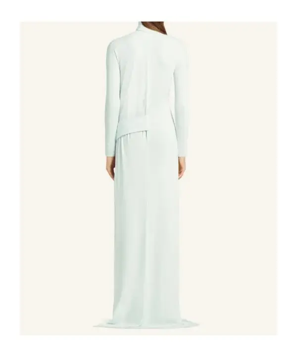 COURREGES Buckled Long Dress - Light Mint