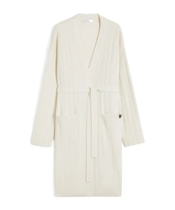 Max Mara Giusto Long Cardigan - White