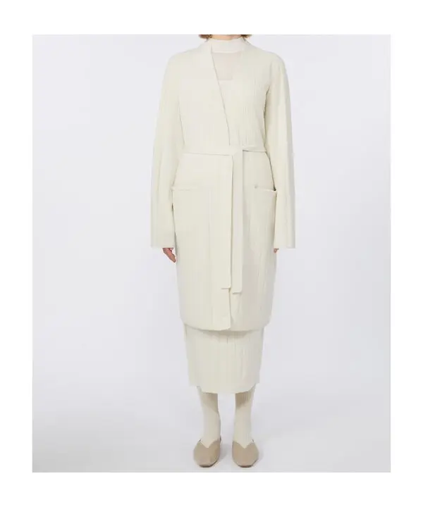 Max Mara Giusto Long Cardigan - White