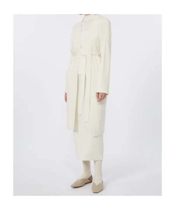 Max Mara Giusto Long Cardigan - White