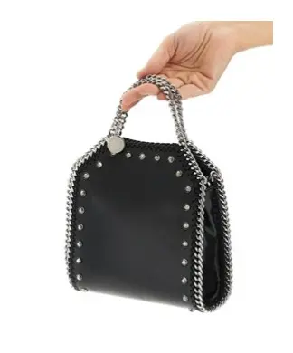 Stella McCartney Embellished Top Handle Bag - Black