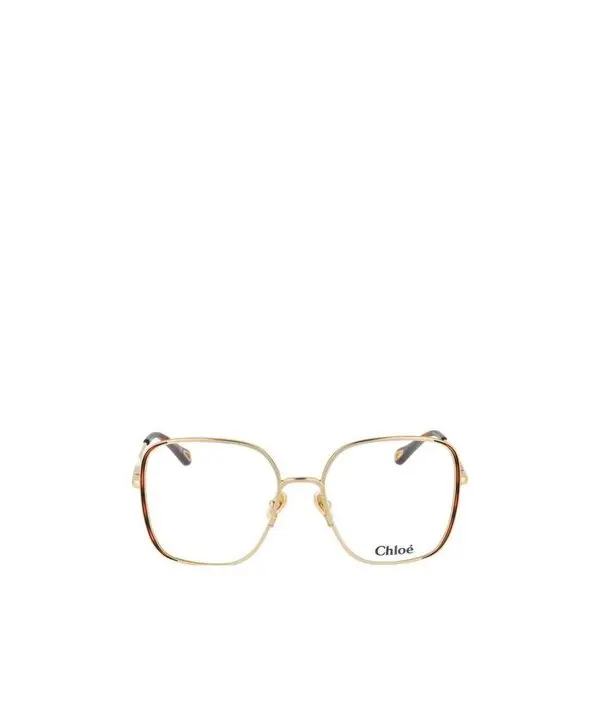 Chloé Square Frame Eyeglasses - Nude