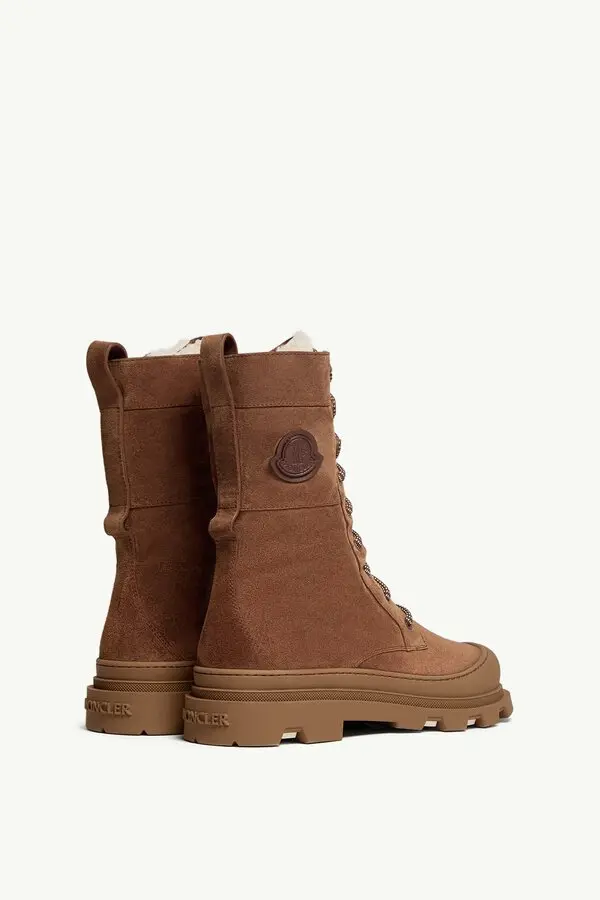 Moncler Vera High-top Boots - Brown