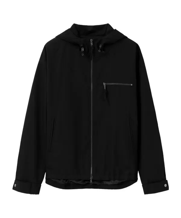 WOOYOUNGMI Hooded Wool Jacket - Black