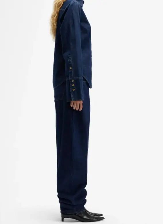 7 For All Mankind Button Shirt - Blue