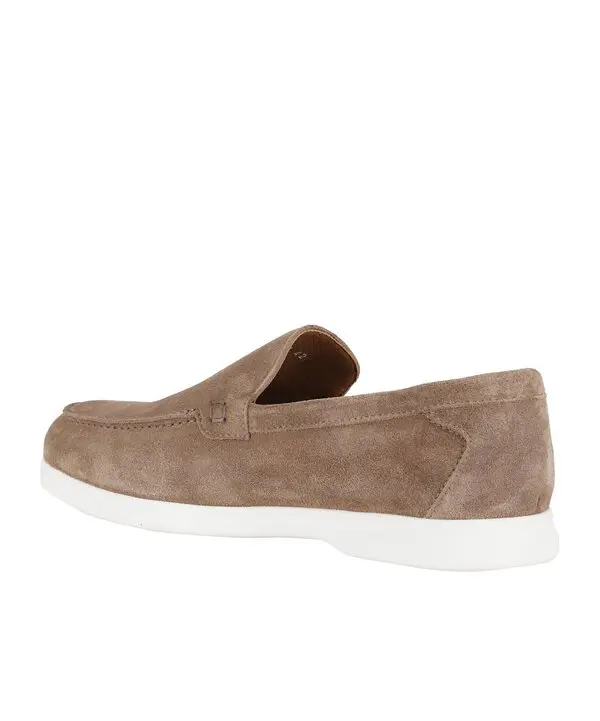 DOUCAL'S Suede Almond Toe Loafers