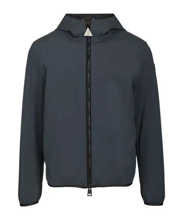 Moncler Zip-up Hooded Jacket - Grey
