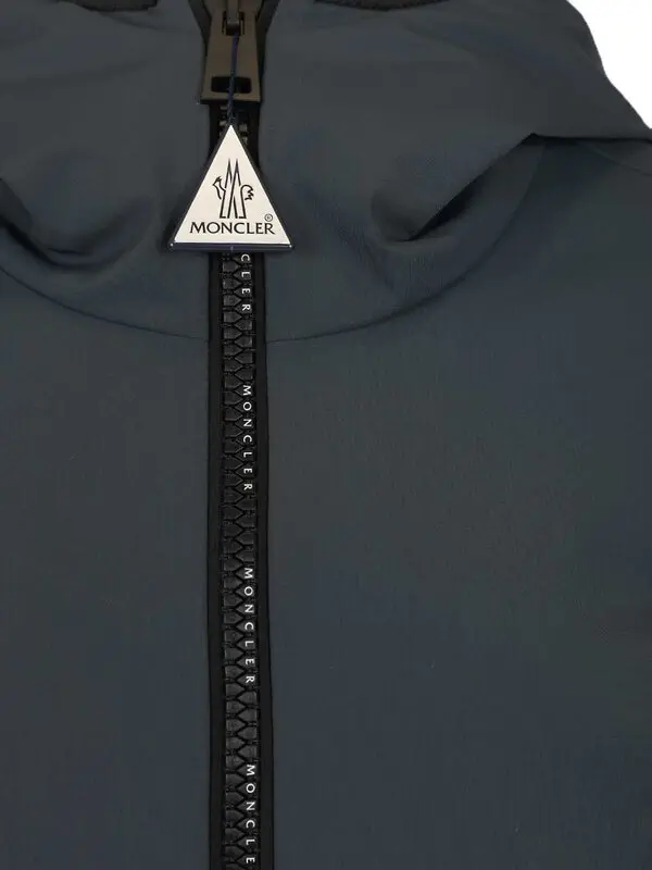 Moncler Zip-up Hooded Jacket - Grey
