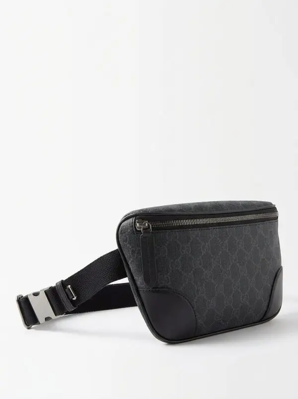 Gucci Gg Emblem Medium Belt Bag - Black