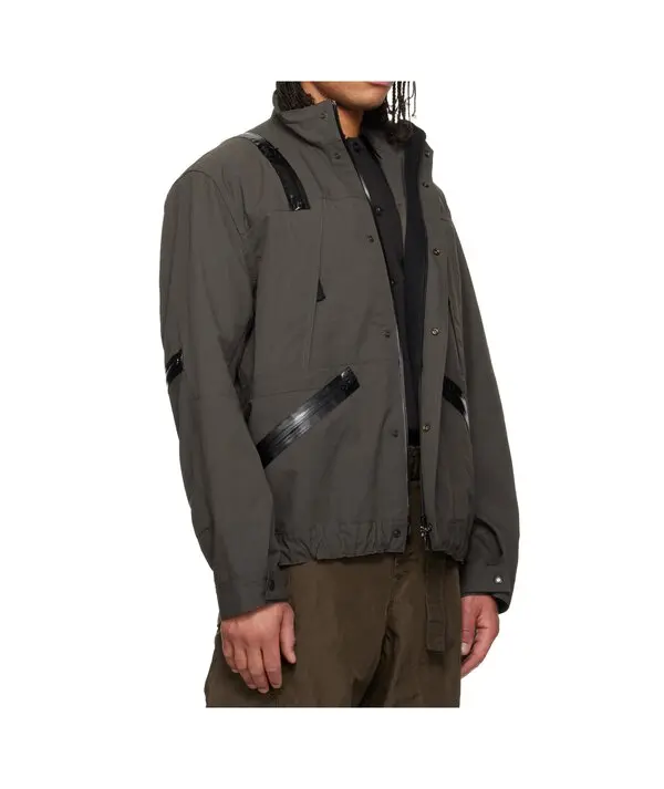 Sacai Windproof Short Jacket - Khaki