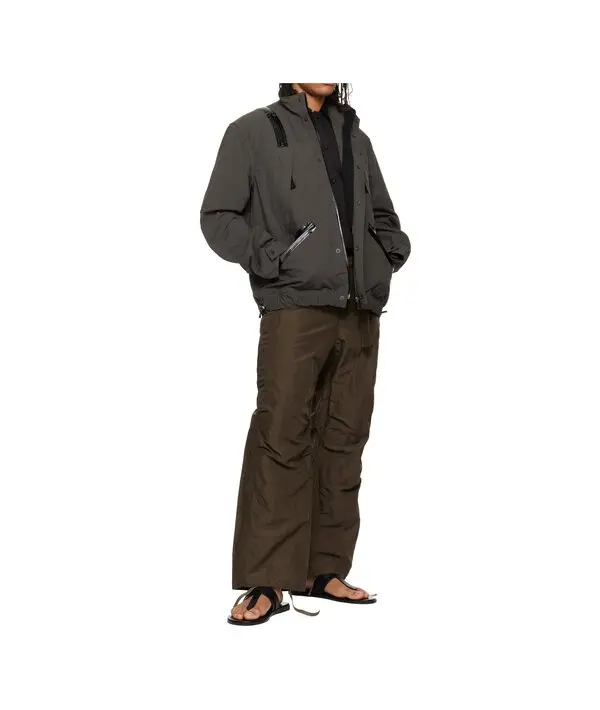 Sacai Windproof Short Jacket - Khaki