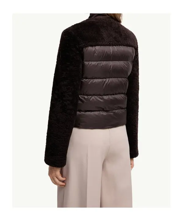 Moncler Epernon Shearling Short Down Jacket