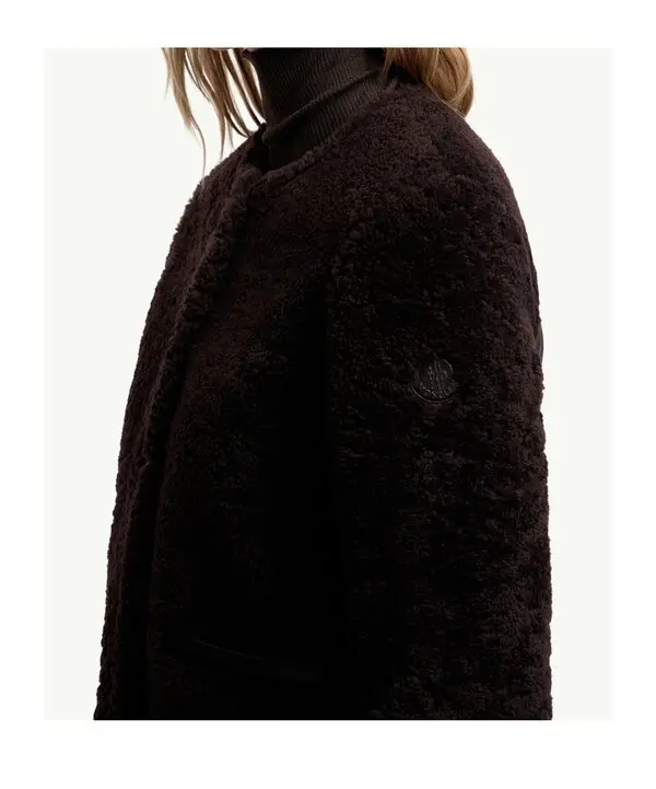 Moncler Epernon Shearling Short Down Jacket