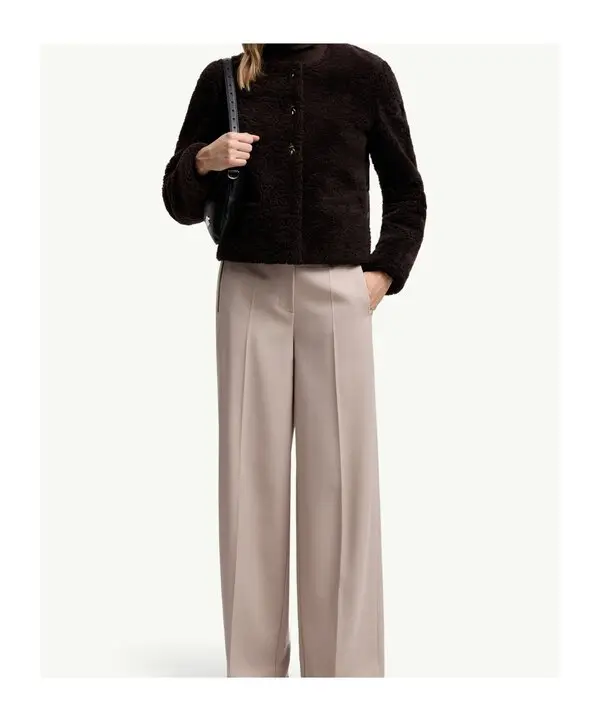 Moncler Epernon Shearling Short Down Jacket