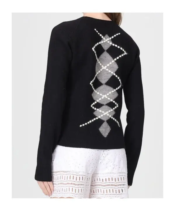 Ermanno Scervino Argyle Motif Cardigan