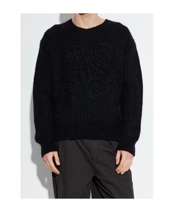 ALLSAINTS Chainy Logo Knitted Pullover Sweater