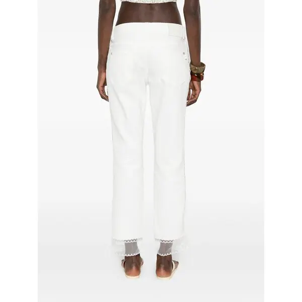 Ermanno Scervino Lace-trimmed Jeans