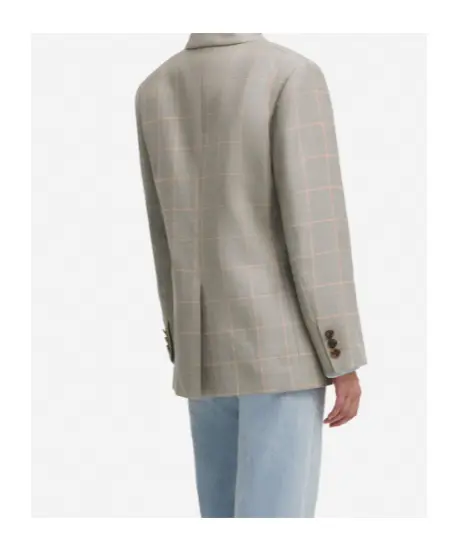 BLAZÉ MILANO Double-breasted Peak Lapel Jacket - Bavaria